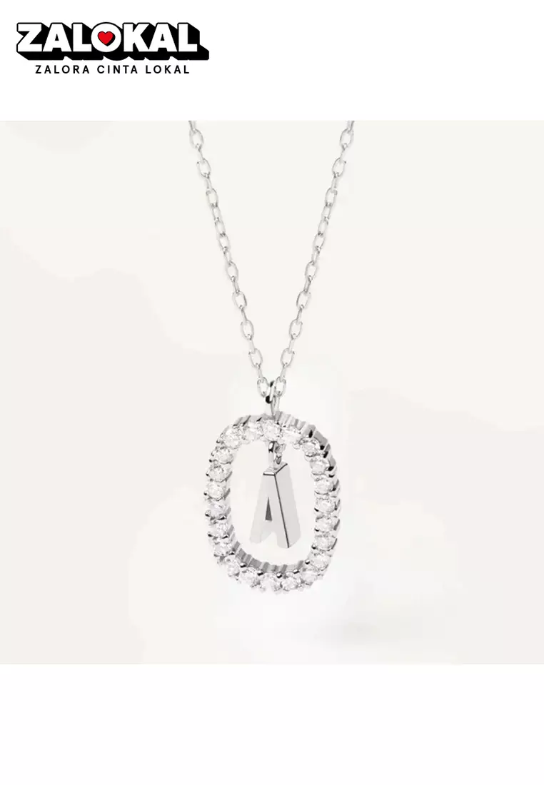 Jual Andall Studios ANDALL - Alphabet Necklace A - L 925 Sterling ...