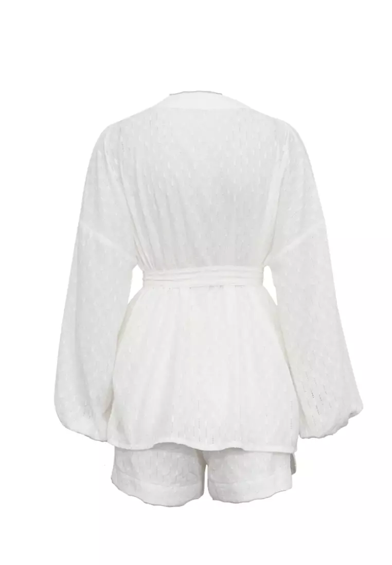 Buy THE LOUNGE EDIT Xariah Outfit Set White 2025 Online | ZALORA Philippines