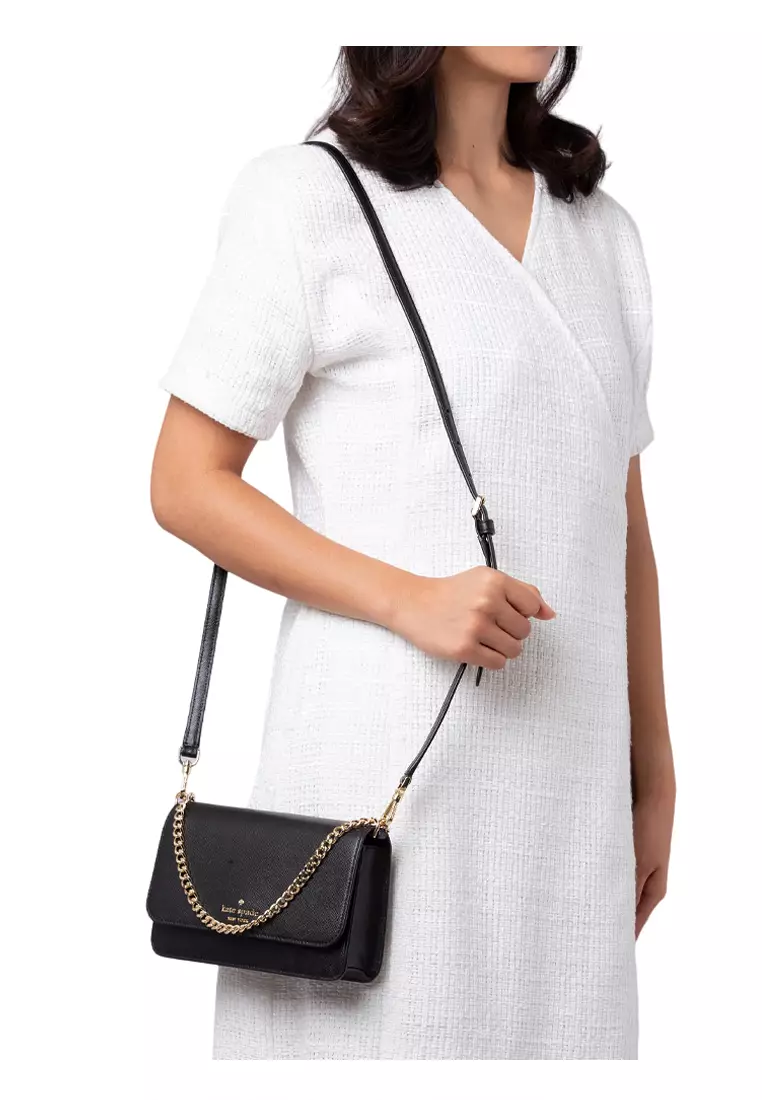 Buy Kate Spade Madison Flap Convertible Crossbody - Black Online ...