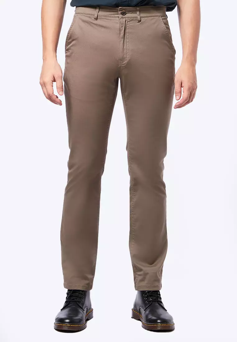 Jual WOOD Slim Fit Chinos Pants Original 2026 | ZALORA Indonesia