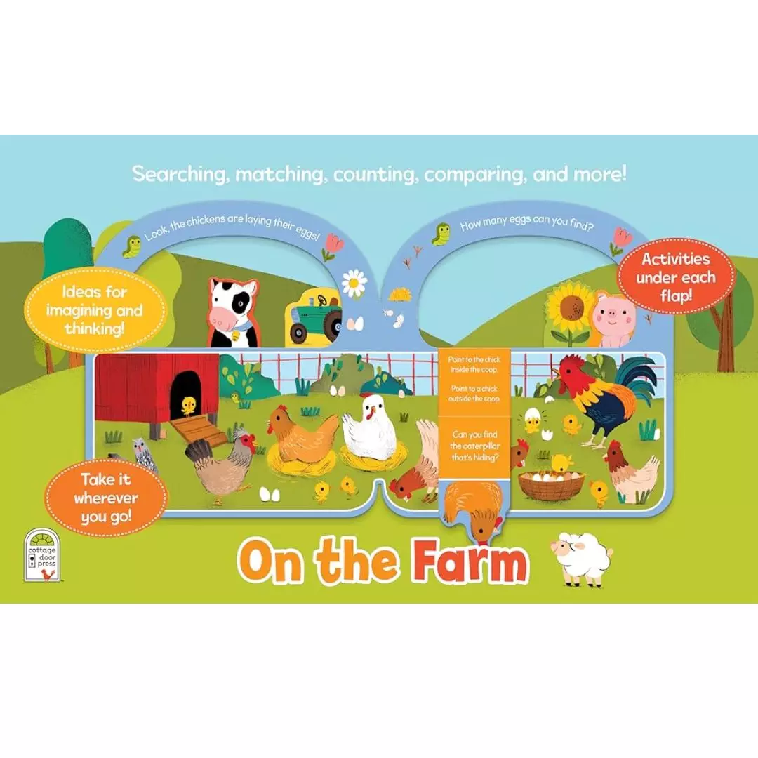 Jual ELC Starbook Flip-A-Flap Activity Books: On The Farm - Buku ...
