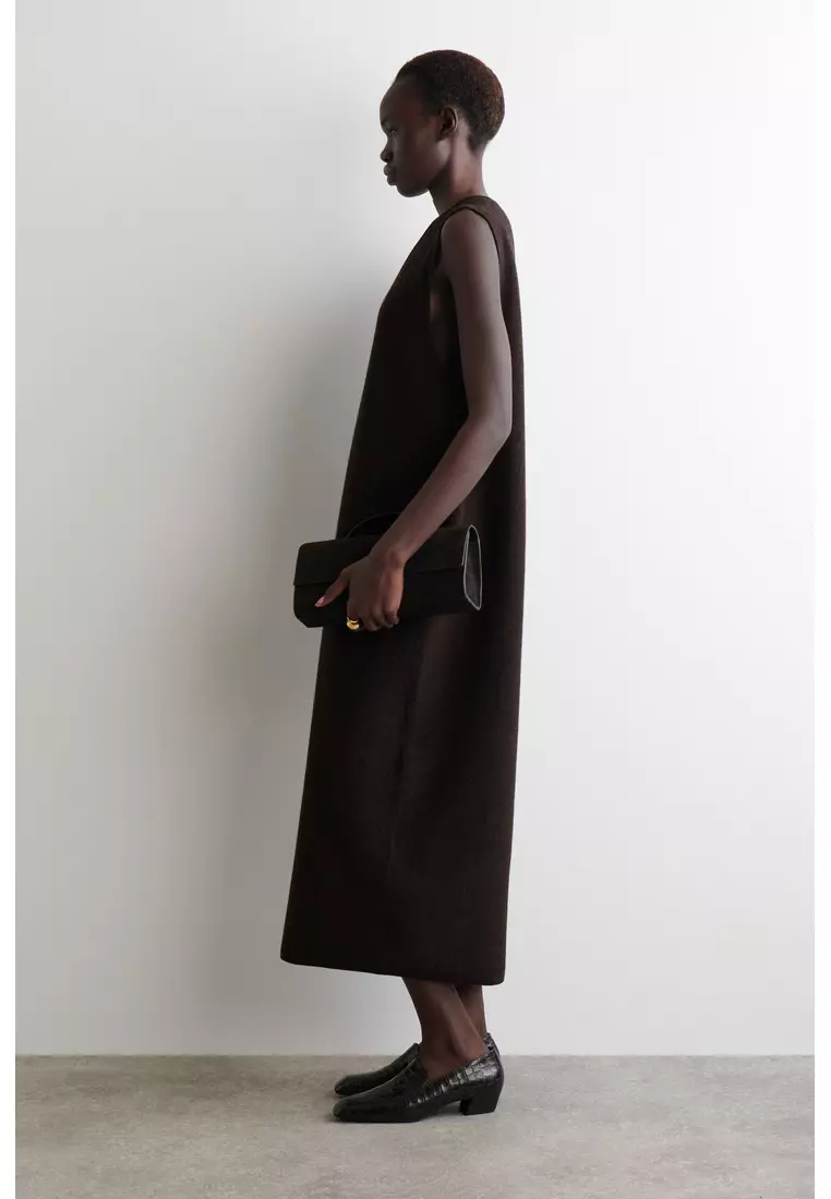 Buy COS BOILED-WOOL MIDI DRESS 2026 Online | ZALORA