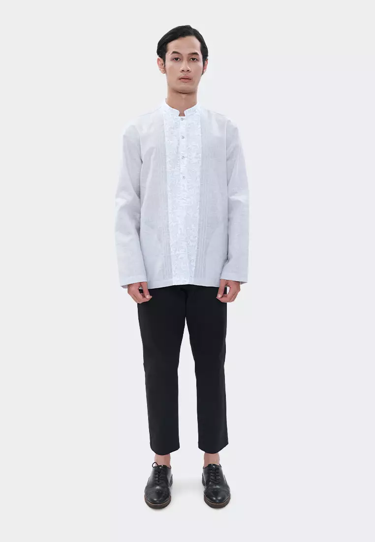 Jual MANZONE MANZONE kemeja koko lengan panjang JUMARA Original 2024 ...