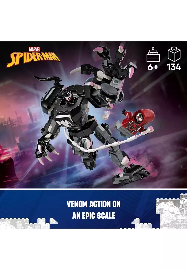 Buy LEGO® LEGO® Super Heroes 76276 Venom Mech Armour vs. Miles Morales ...