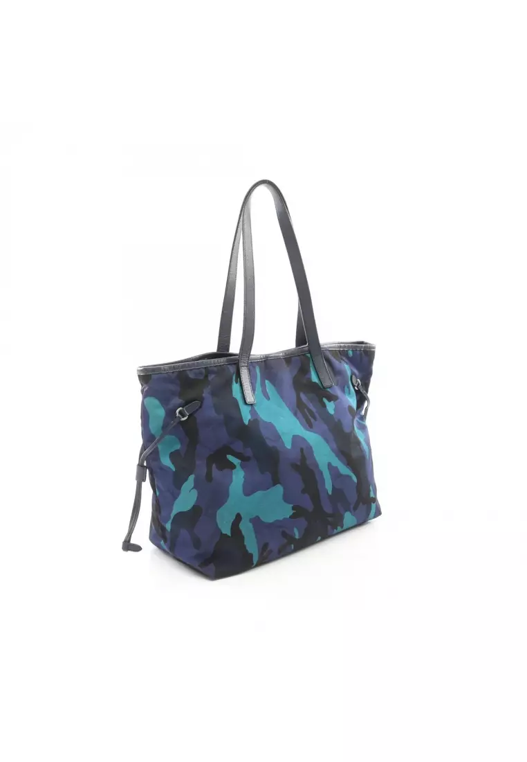 Buy Prada Pre-Loved Prada Shoulder bag tote bag camouflage Nylon ...