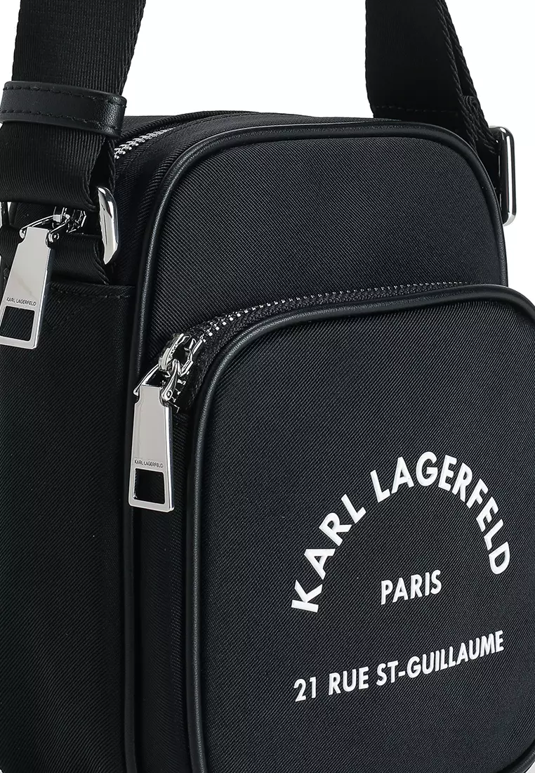 Buy KARL LAGERFELD K/Rue St-Guillaume Nylon Crossbody Bag 2026 Online ...
