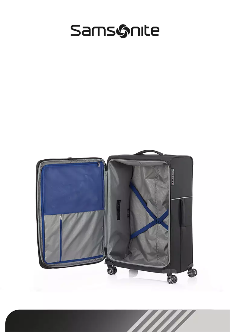 Jual Samsonite Samsonite Koper Softcase 73H Spinner Cabin 20 Inch - Black Original 2023 | ZALORA ...