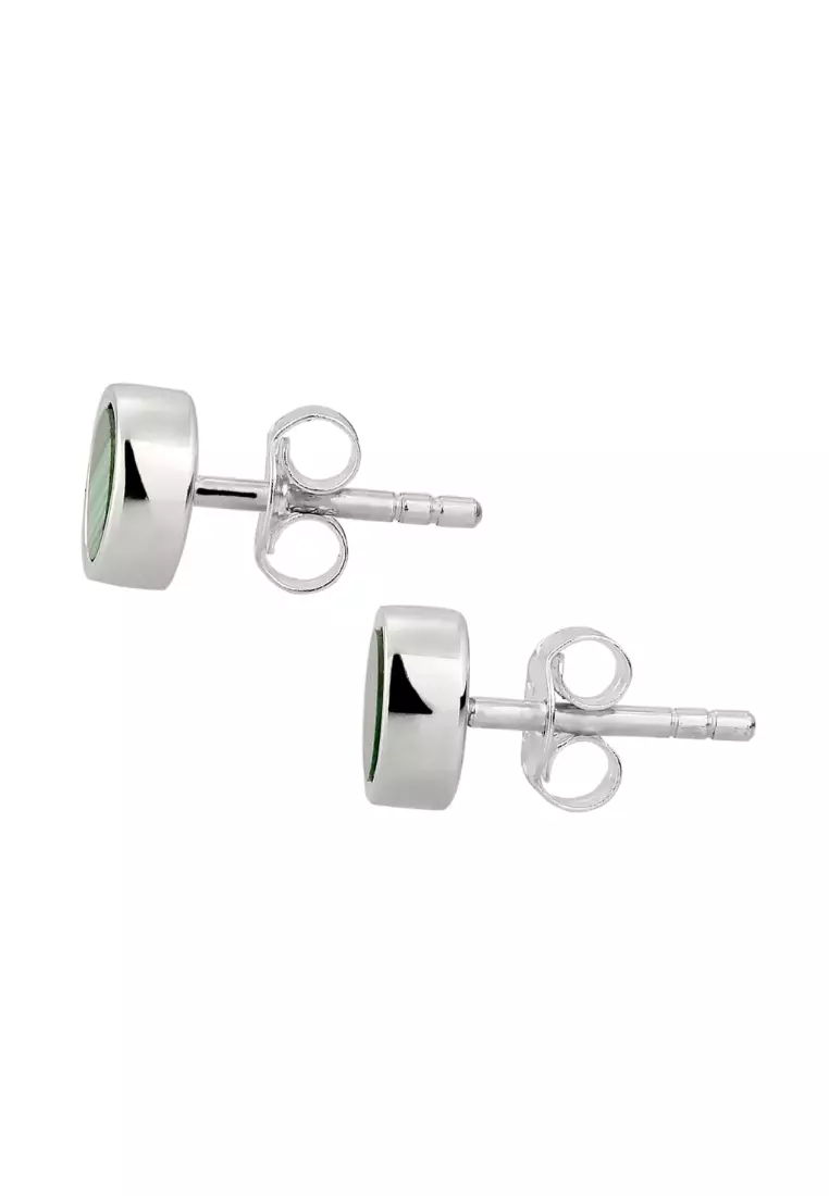 Buy Kuzzoi Earrings Men Stud Malachite Green 2026 Online | ZALORA