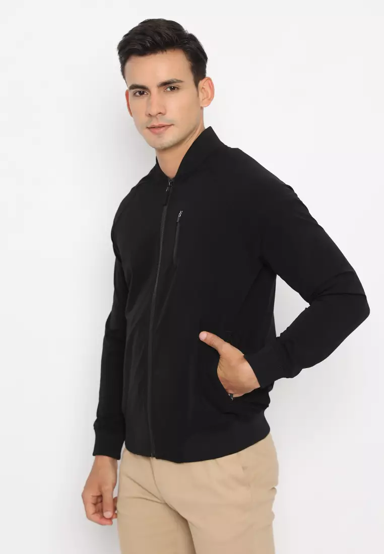 Jual Jobb Jobb Olympico Jacket Pria Slim Fit Hitam 2022 Original 2025 ...
