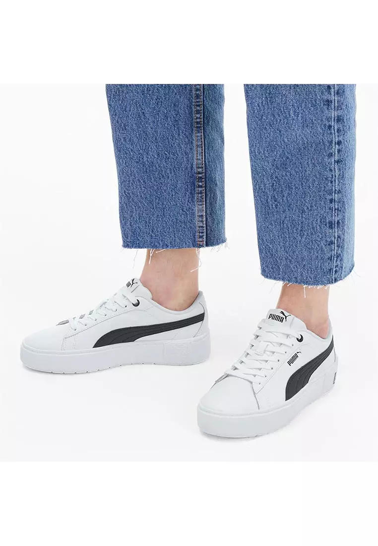 Buy PUMA Smash Platform v2 L Women's Shoes (White) Online | ZALORA Malaysia