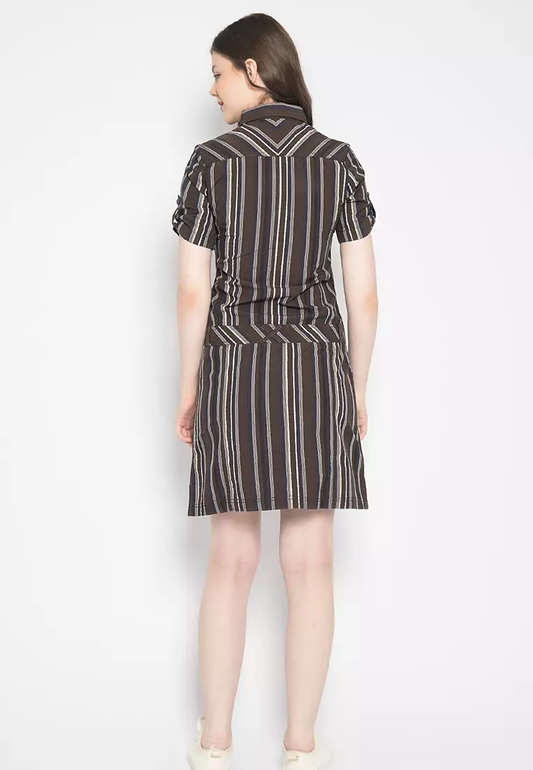 Jual LGS LGS - Kemeja Casual Wanita - Lengan Pendek - Kemeja Dress ...