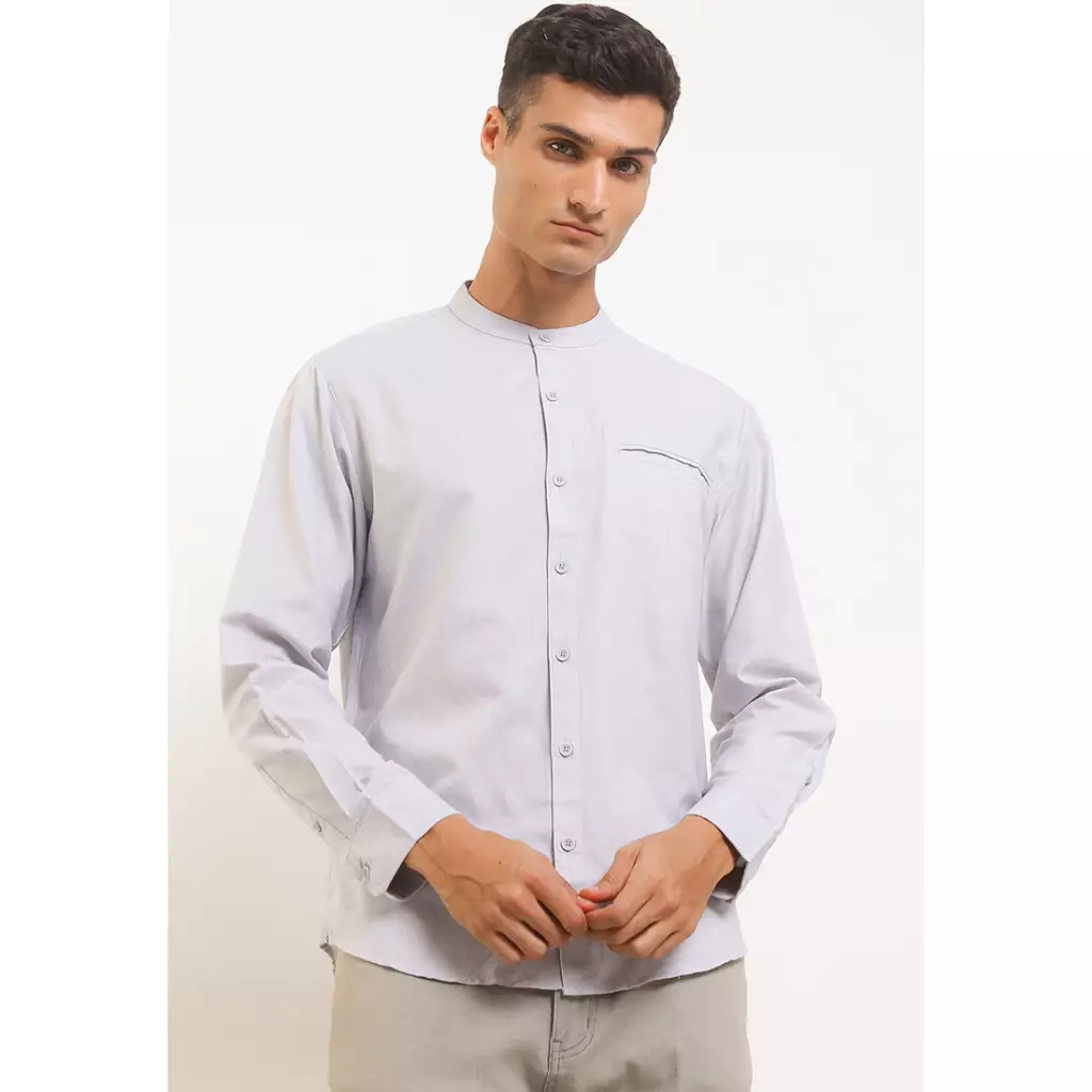 Jual TRIPLE TRIPLE Kemeja Lengan Panjang Slim Fit (LS MC 502) Original ...