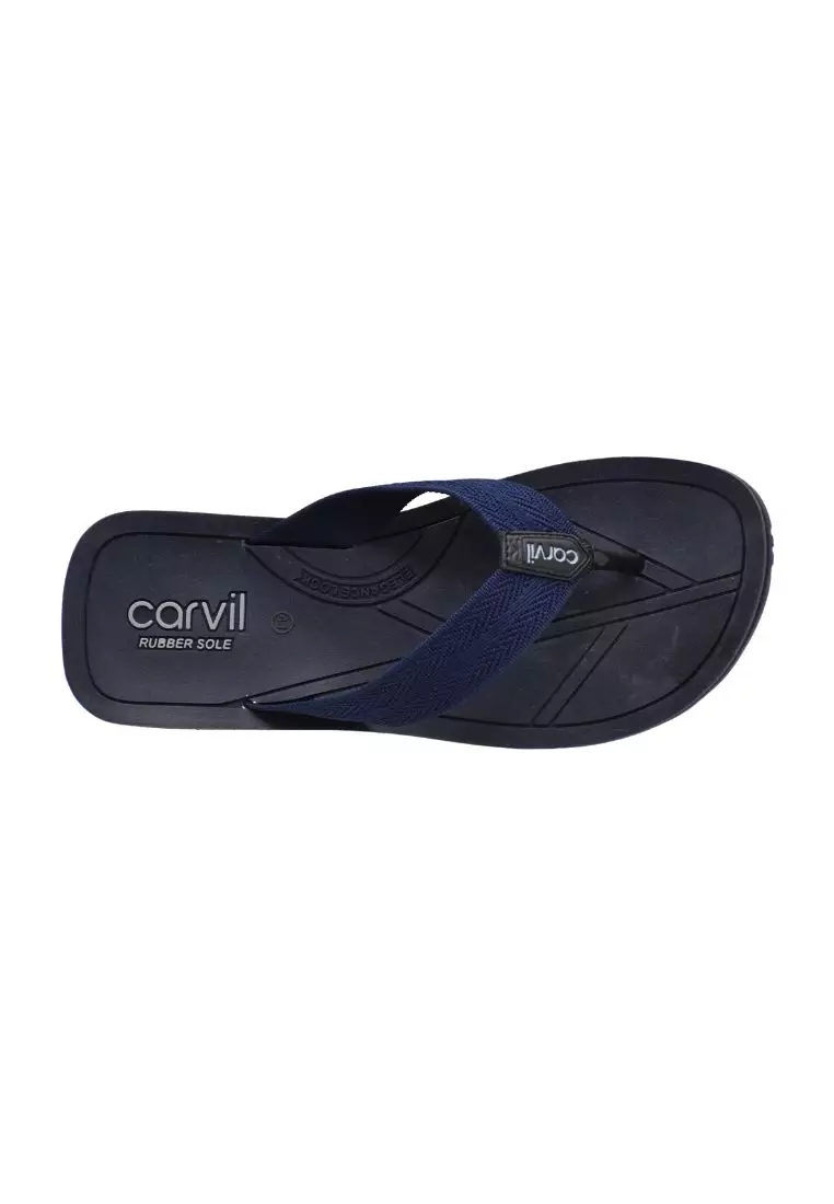 Jual CARVIL Carvil Sandal Pria New Emw-08 M Navy/Grey Original 2024 ...