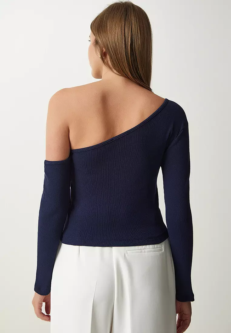 Buy Happiness Istanbul Asymmetrical Knit Top Online | ZALORA Malaysia