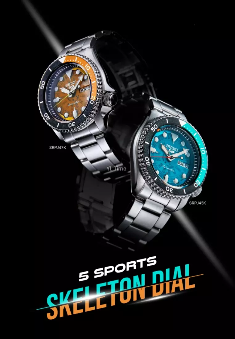 Seiko Seiko 5 Sports ‘Skeleton Style’ SKX Sports Style 24 Jewels ...