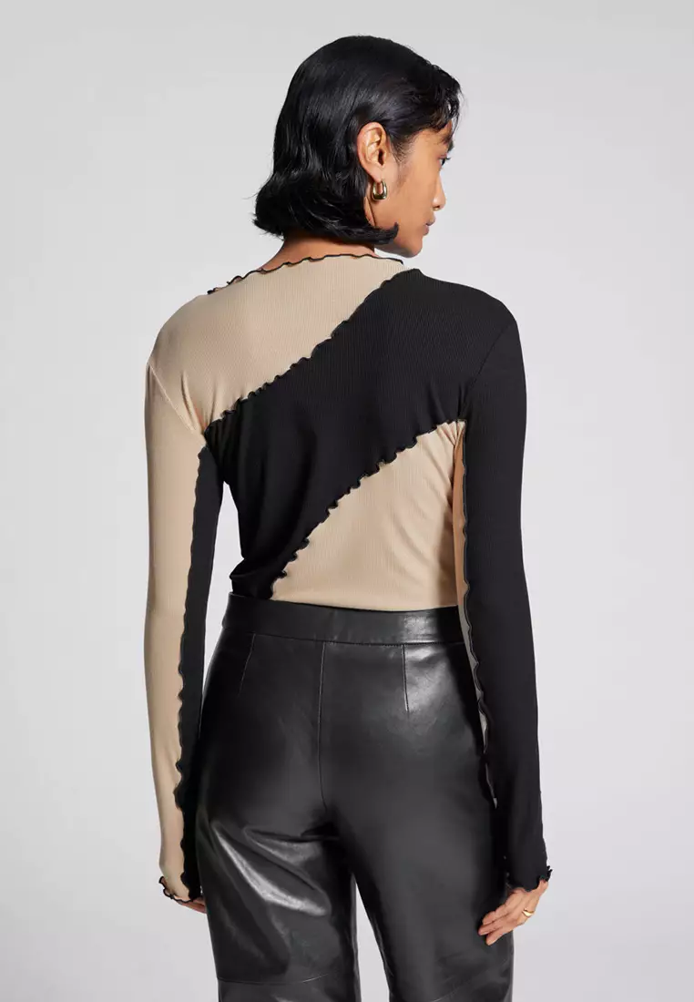 Buy & Other Stories Fitted Frilled Edge Top 2025 Online | ZALORA ...