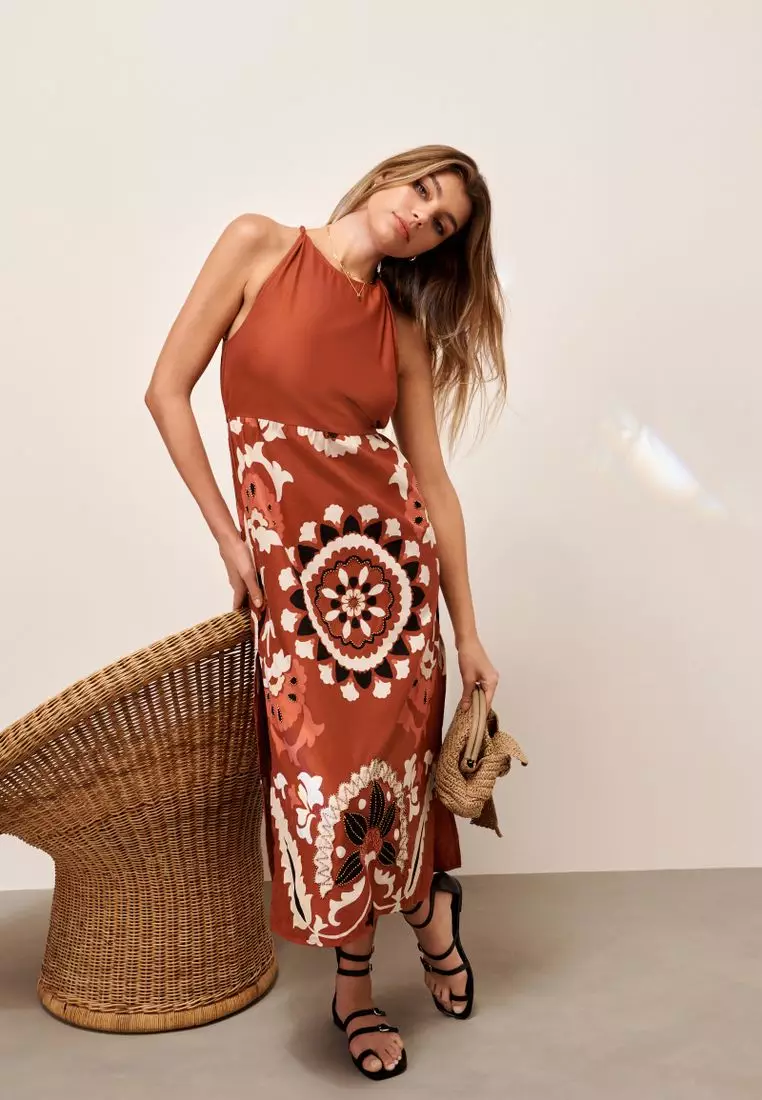Buy NEXT High Neck Summer Dress Online | ZALORA Malaysia