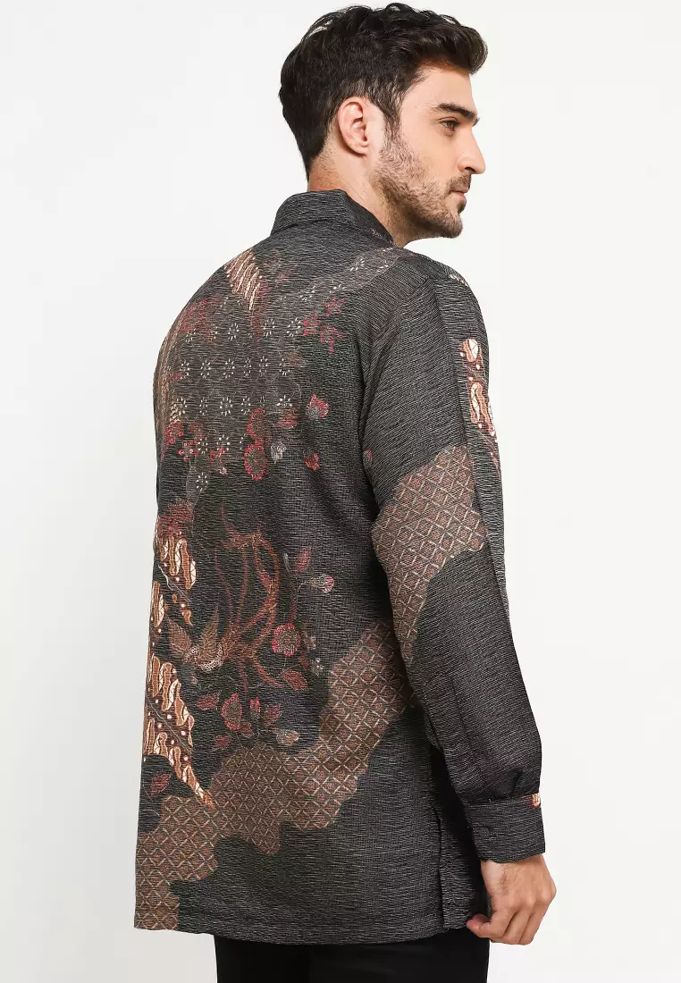 Jual Batik Parigata Kemeja Baron Motif Bunga Original 2024 | ZALORA ...