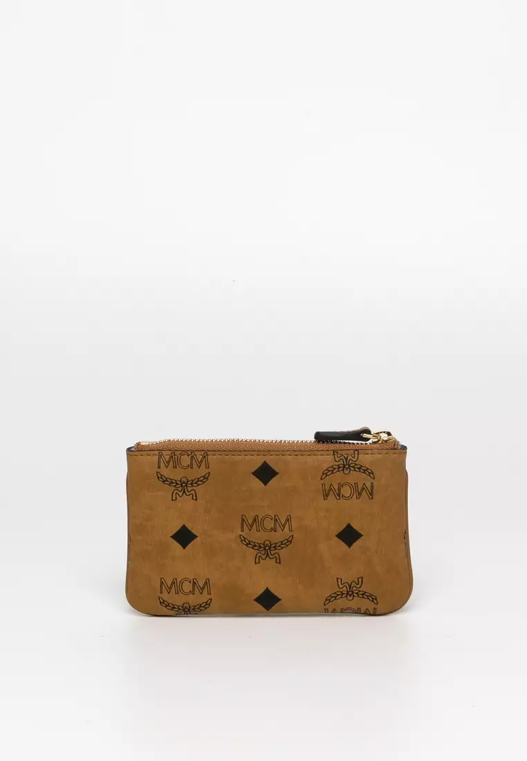 Buy MCM Key Pouch In Visetos Original Coin Purse/key Holder Online ...