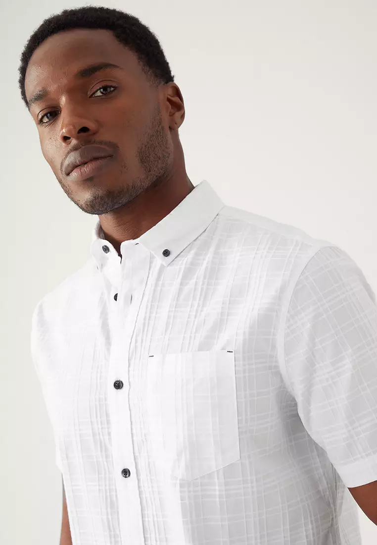 Jual Marks & Spencer Pure Cotton Check Shirt Original 2024 | ZALORA ...