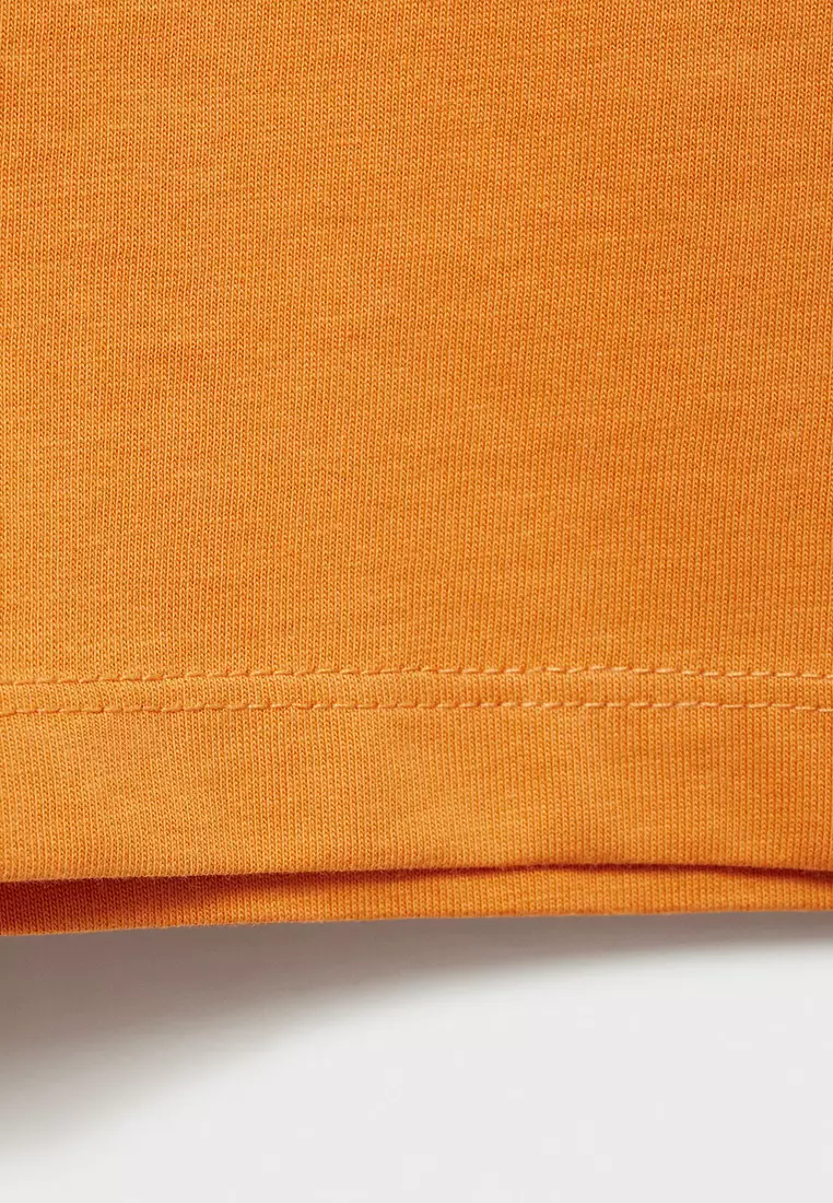 Buy Mango Logo Print T-Shirt 2025 Online | ZALORA