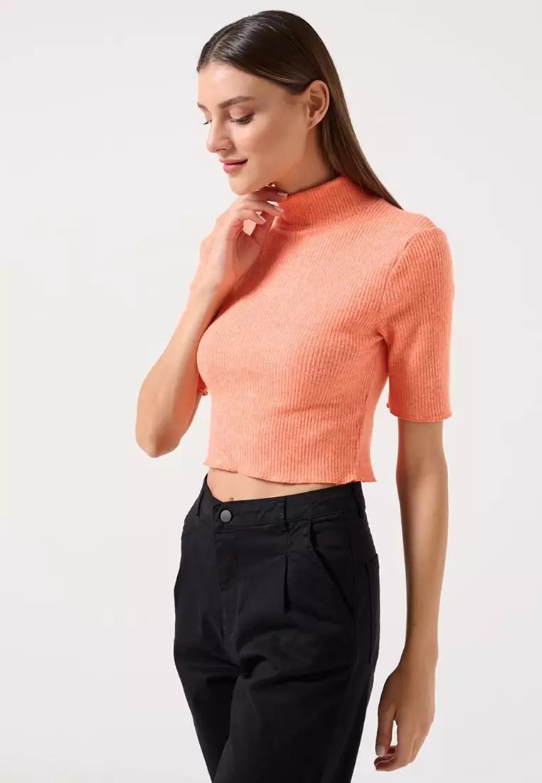 Buy Jimmy Key Cropped Knitted Sweater 2026 Online | ZALORA Philippines