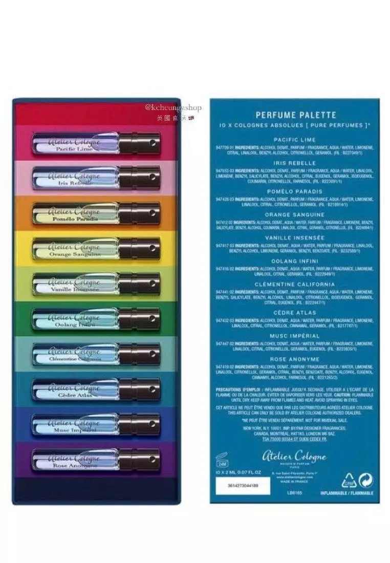 Buy Atelier Cologne Atelier Cologne PERFUME PALETTE 10*2ml Online ...