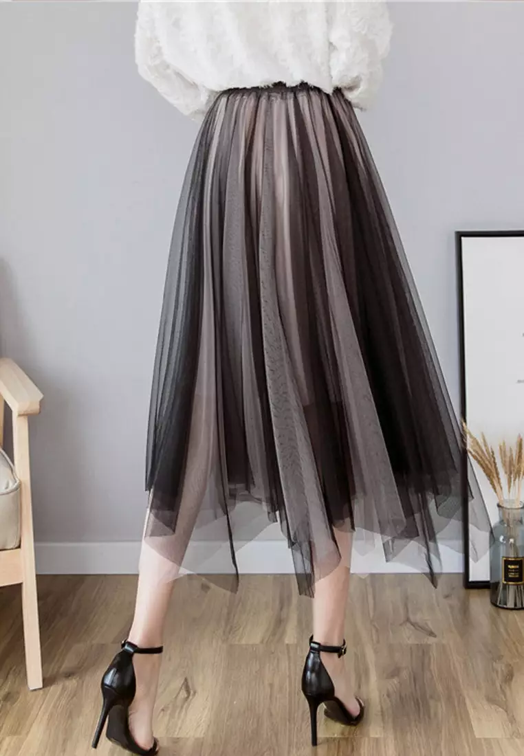 Buy Halo Layered Net Yarn Skirt 2025 Online | ZALORA