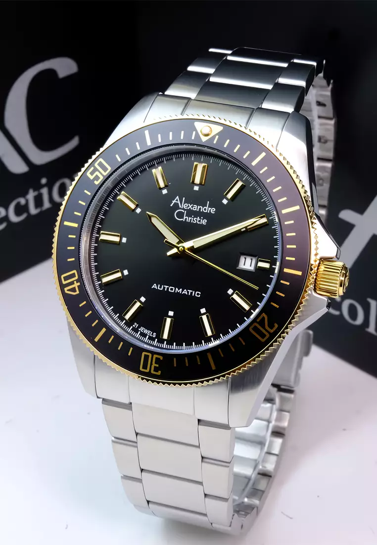Jual Alexandre Christie Alexandre Christie Automatic Jam Tangan Pria ...