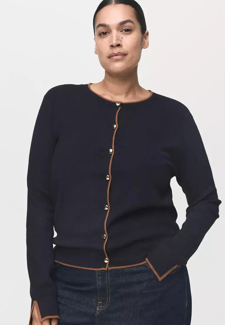 Buy Mango Cardigan with Cuff Opening 2025 Online | ZALORA Philippines