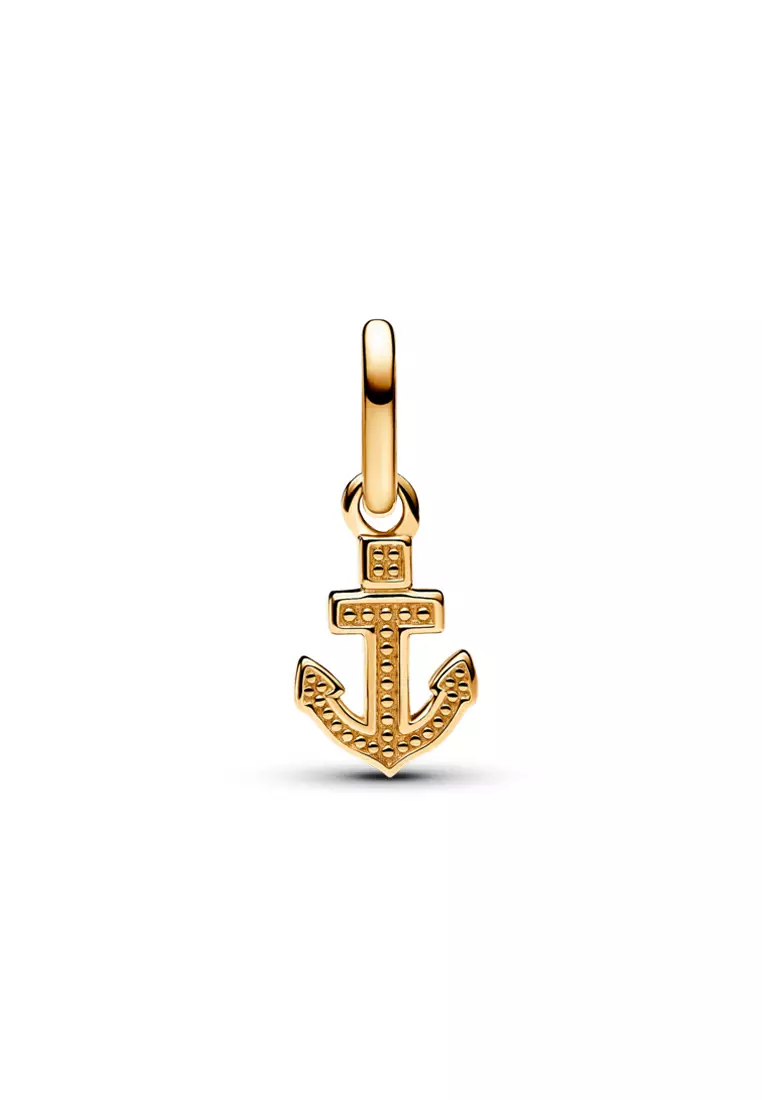Buy PANDORA Pandora ME 14k Gold Plated Anchor Mini Dangle Charm Online ...