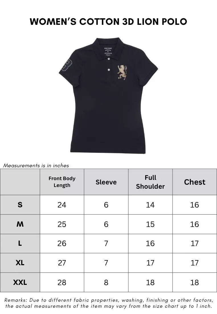 Buy Giordano Women's 3D Lion Polo 2025 Online | ZALORA Philippines