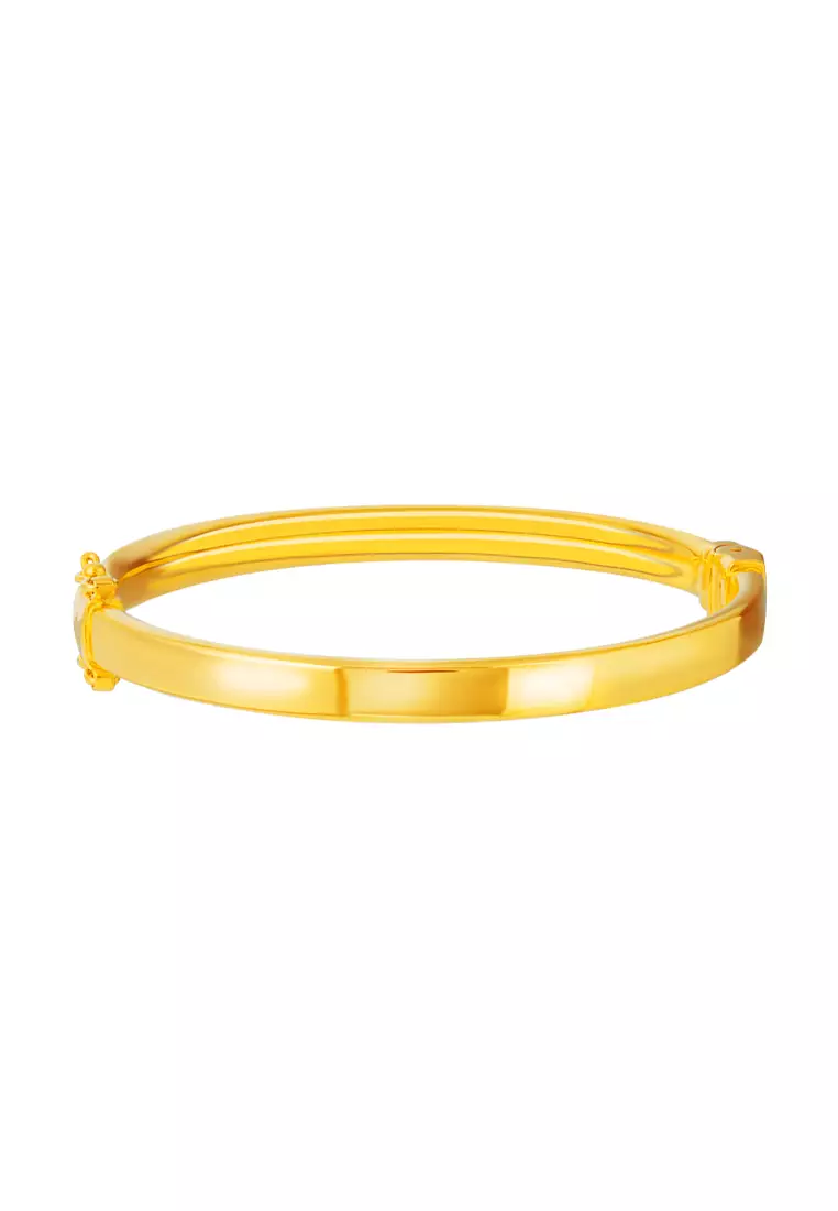 Buy TOMEI TOMEI Bangle, Yellow Gold 916 Online | ZALORA Malaysia