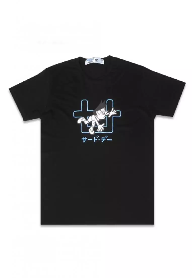 Jual Third Day MTG18 doraemon suneo outline logo hitam kaos pria ...