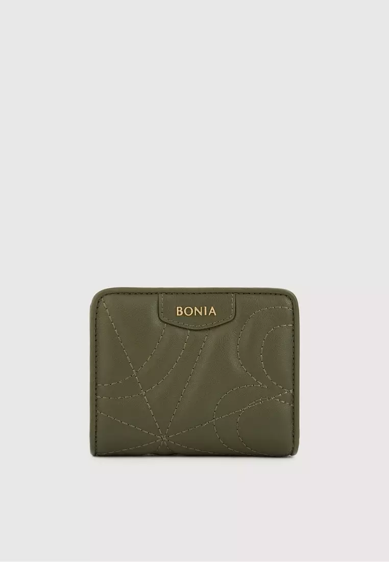 Jual Bonia Camilla Bifold Short Wallet Dark Green Original 2026 ...