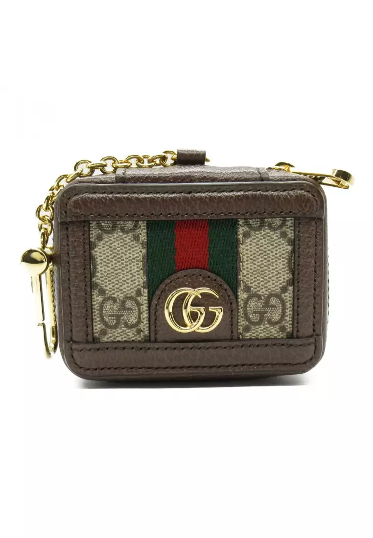 Buy Gucci Pre-Loved Gucci AirPods case accessory PVC Coated Canvas ...