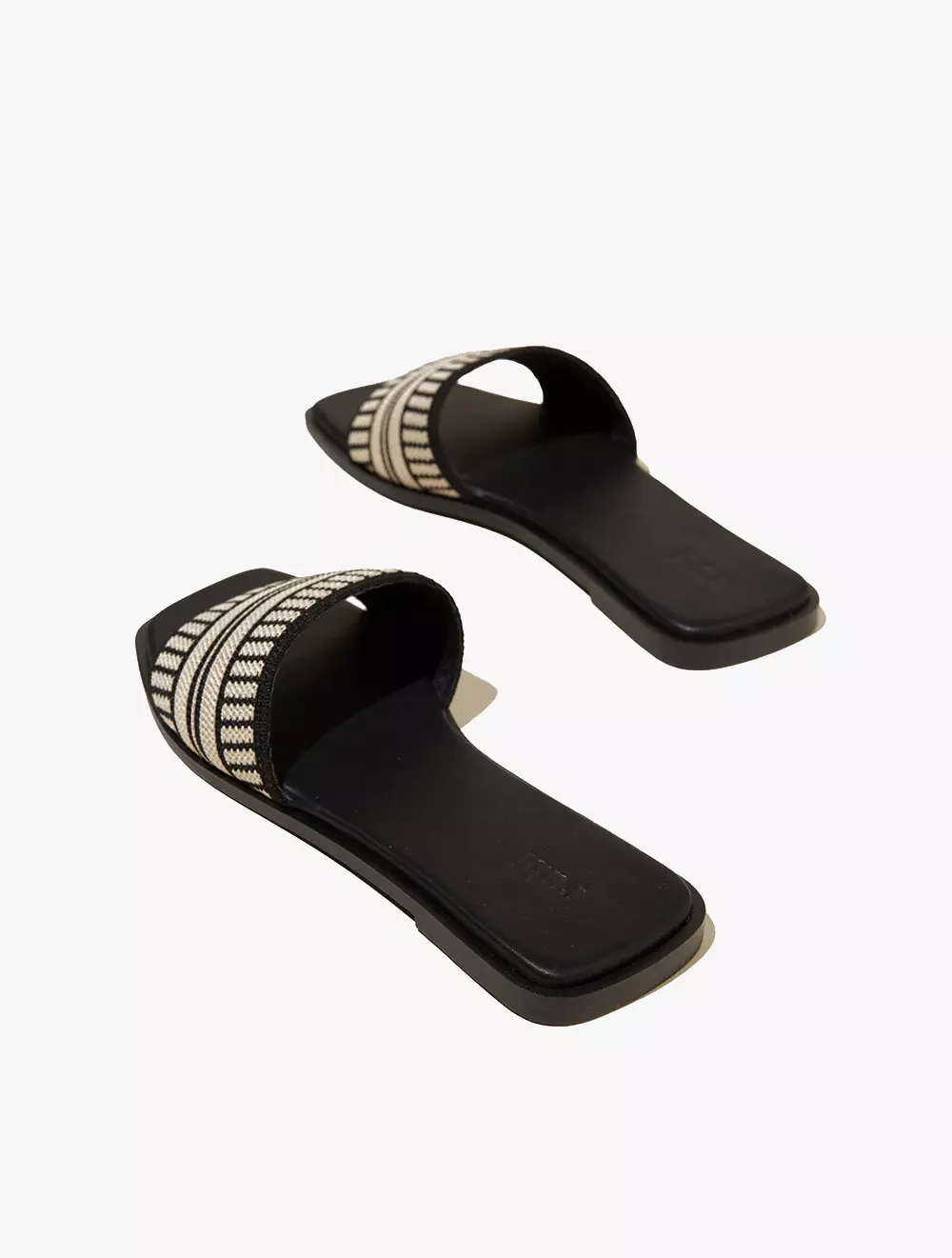 Jual Rubi Rubi - Sepatu Wanita - Sicily Single Vamp - Black/Ecru Woven ...