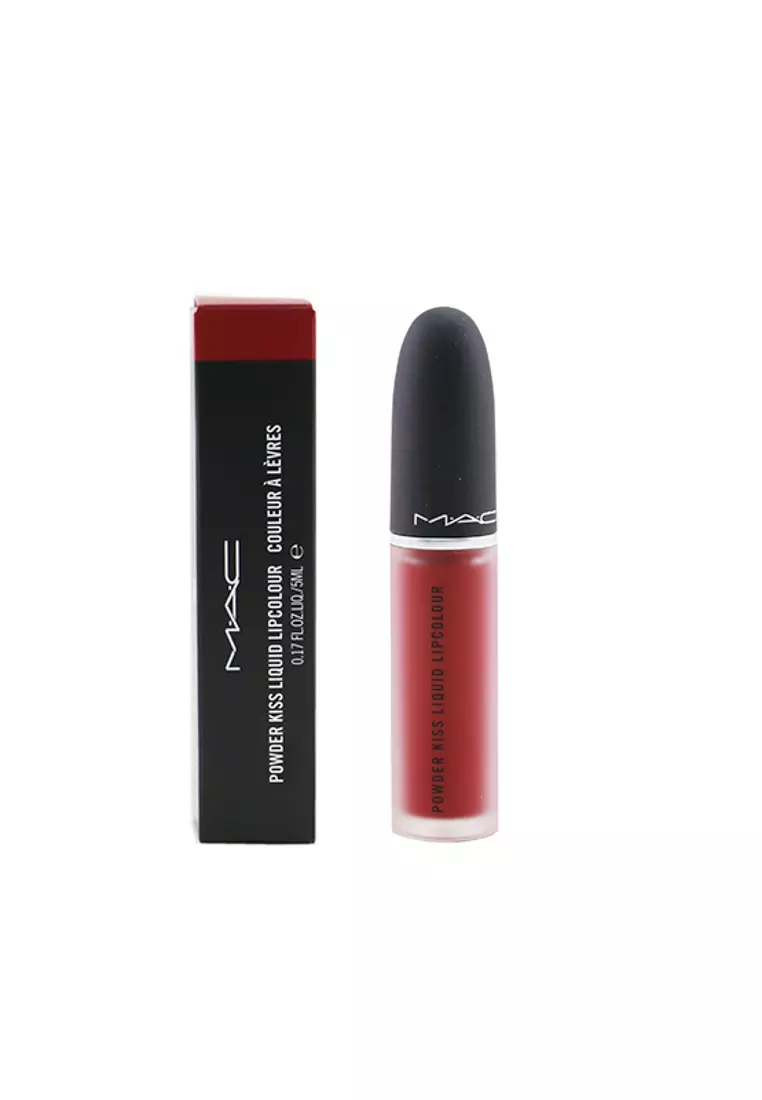Buy MAC Mac - Powder Kiss Liquid Lipcolour - # 975 Ruby Boo 5ml/0.17oz ...