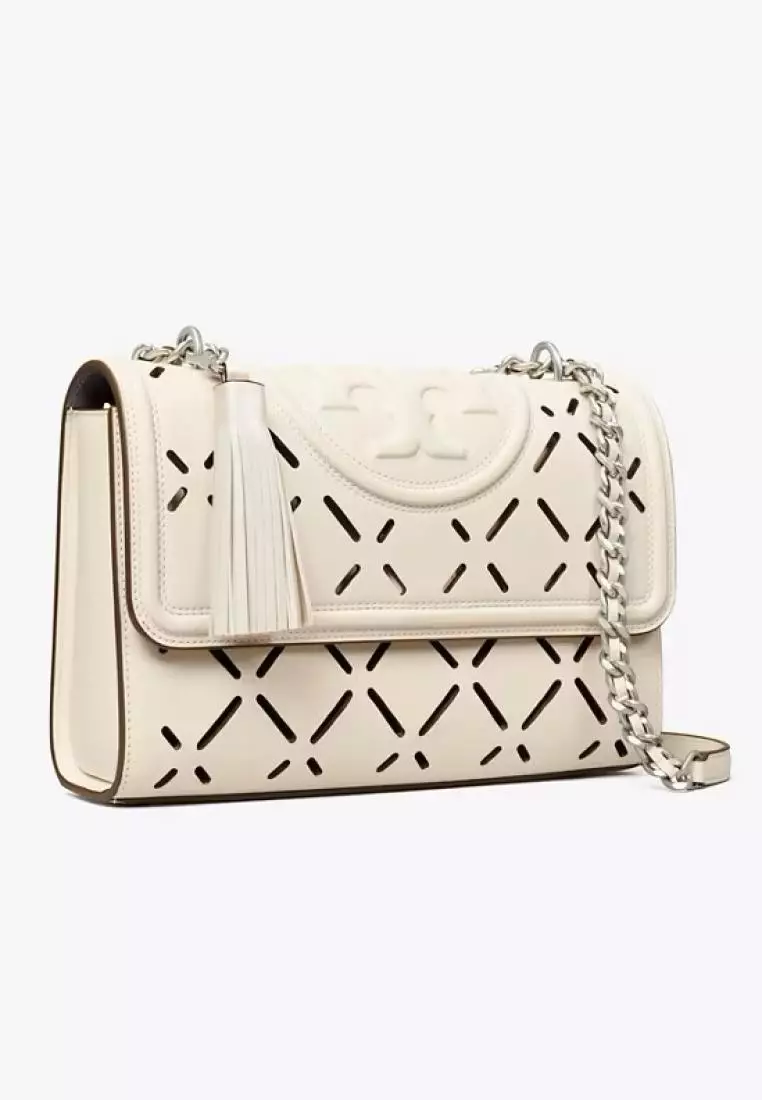 Jual TORY BURCH Tory Burch Fleming Diamond Perforated Convertible ...