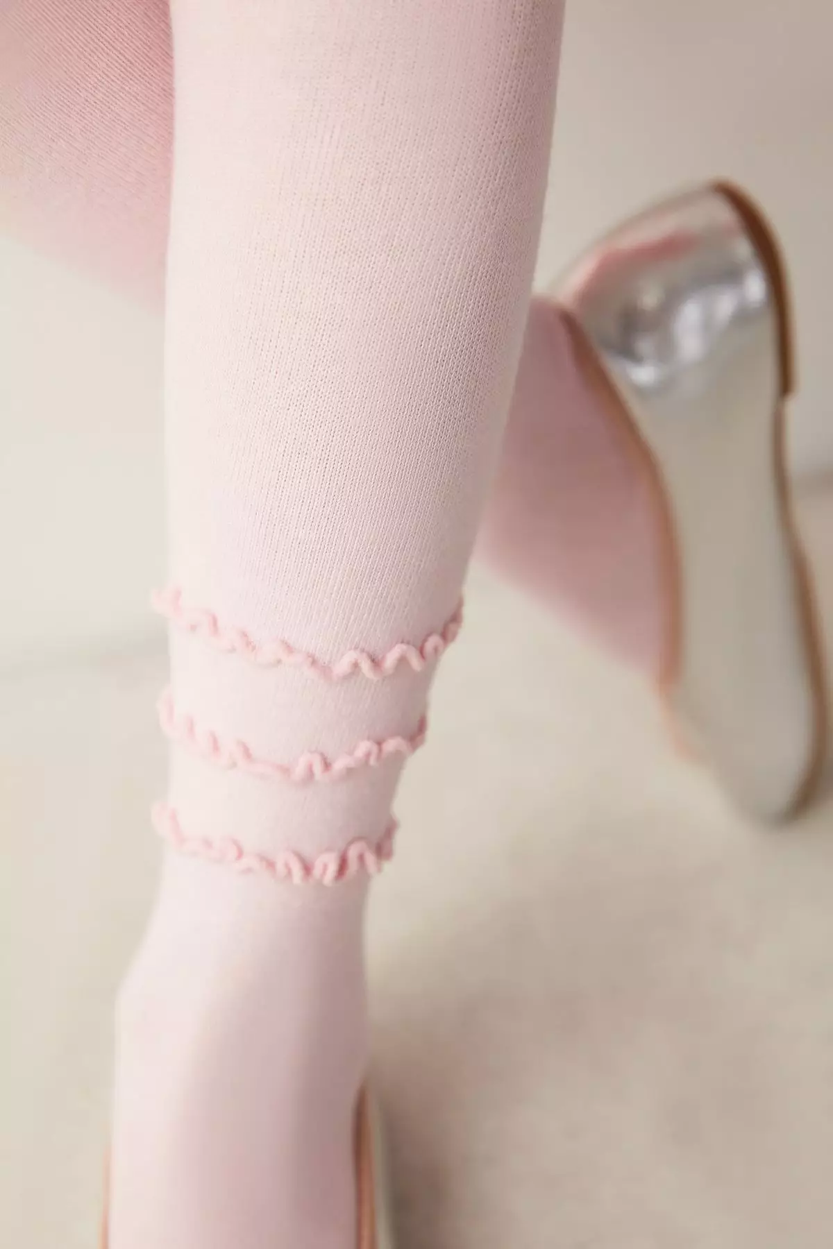 Buy Penti Pretty Ruffle Pantyhose 2025 Online | ZALORA