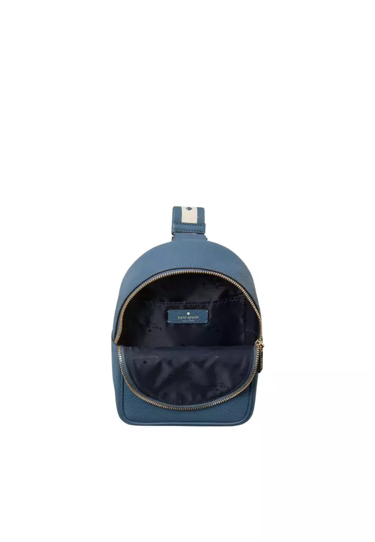 Buy Kate Spade Kate Spade Emma Small Backpack In Blue Stone KK073 2025 ...