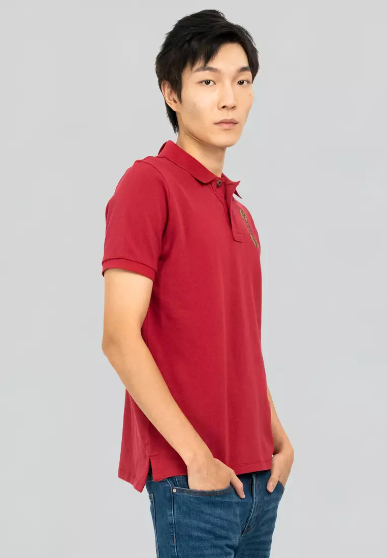 Buy POLO HAUS Polo Haus Men’s Regular Fit CNY Essential Polo Tee ...