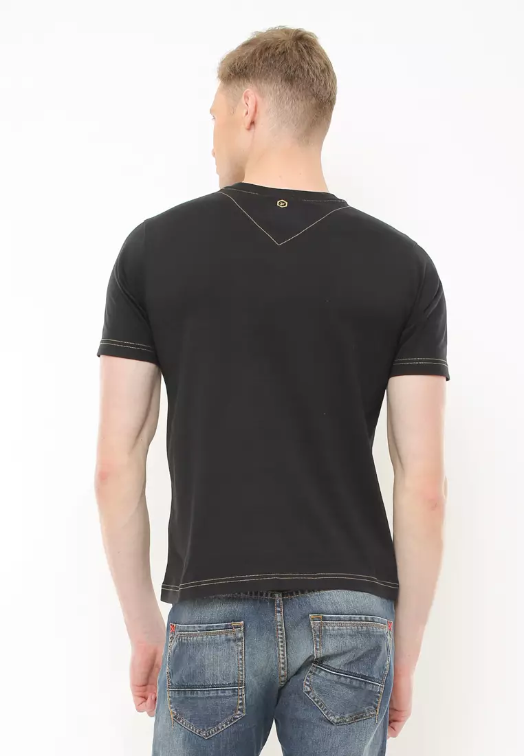 Jual Johnwin Johnwin - Slim Fit - Kaos Casual Active - Sablon Johnwin ...