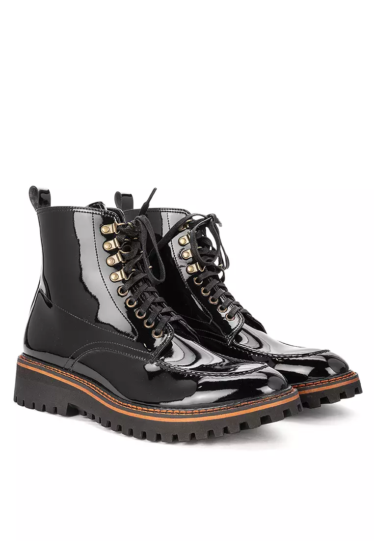 Buy Bristol Shoes Travis Black Boots 2025 Online | ZALORA Philippines