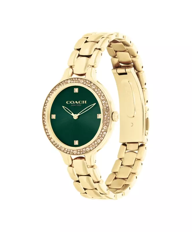 Jual Coach Coach Chelsea Gold Plated Green Dial Original 2024 | ZALORA ...