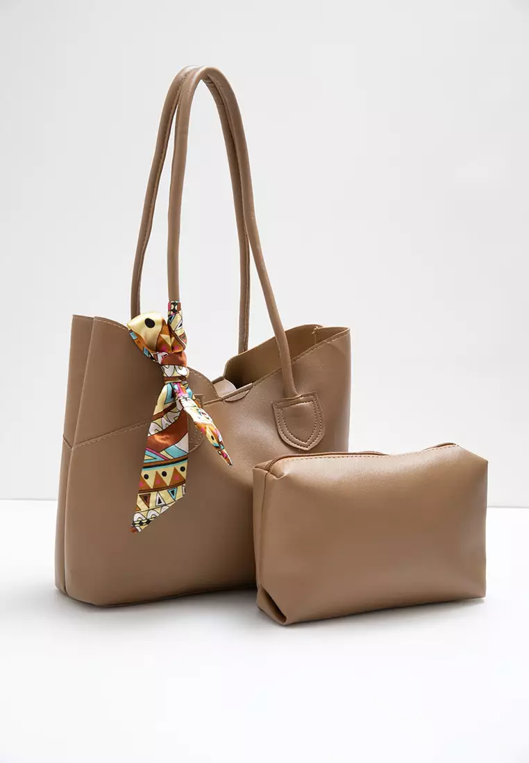 Jual Berrybenka Label Tekka Feby Tote Bag Mocca Original 2026 | ZALORA ...