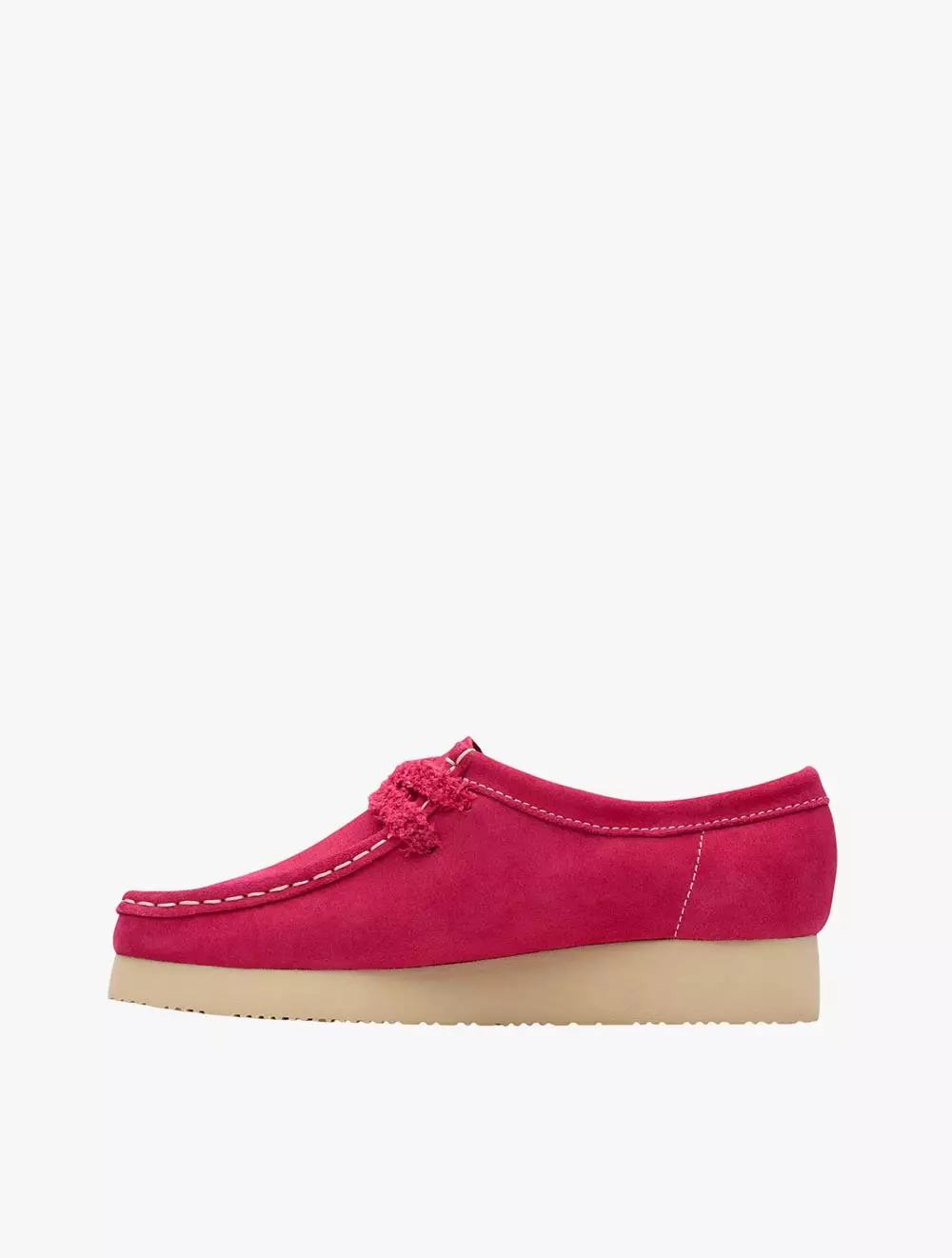 Jual CLARKS Clarks Wallabee. 2604 Bright Pink Sde Original 2025 ...