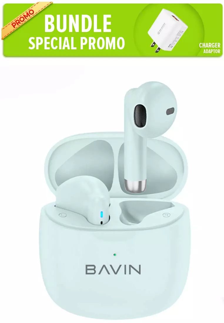 Buy BAVIN BA19 5.3V Hi-Fi Bluetooth Wireless TWS Earbuds Active Noise ...