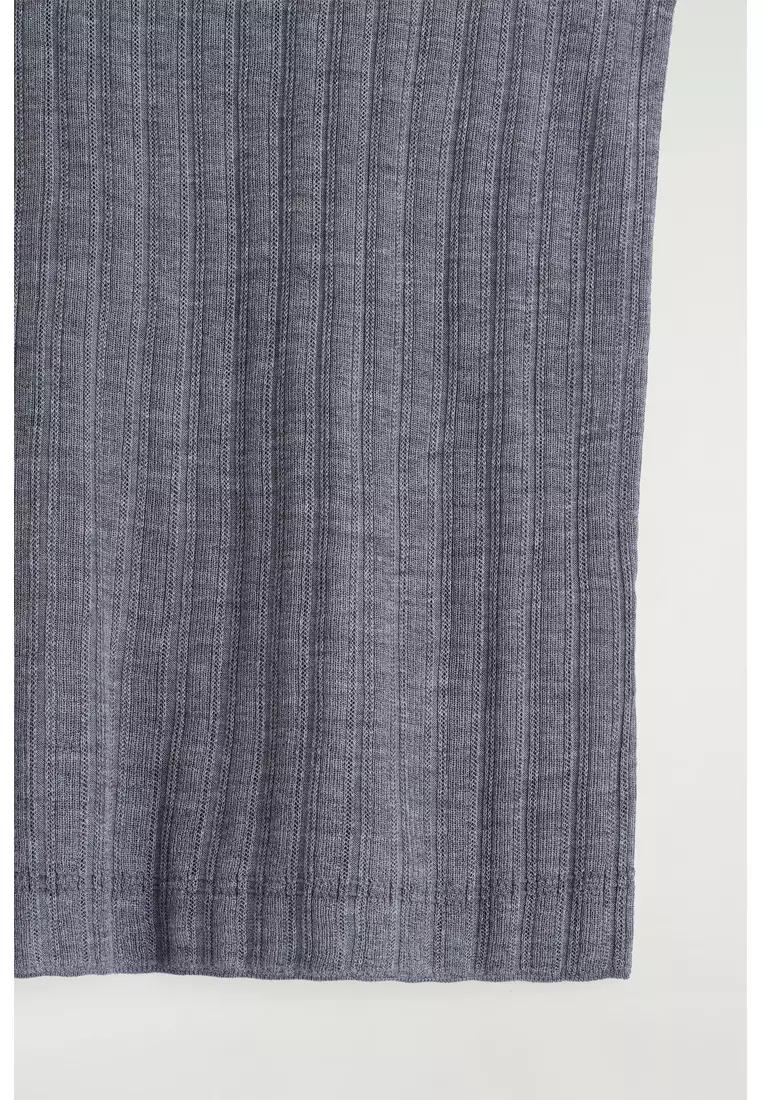 Buy COS RIBBED-KNIT SILK TANK TOP 2025 Online | ZALORA