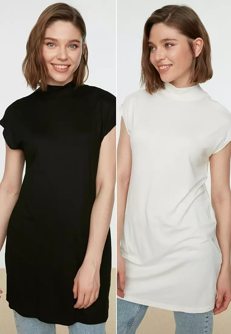 Buy Trendyol 2-Pack Basic Inner Tunic Online | ZALORA Malaysia